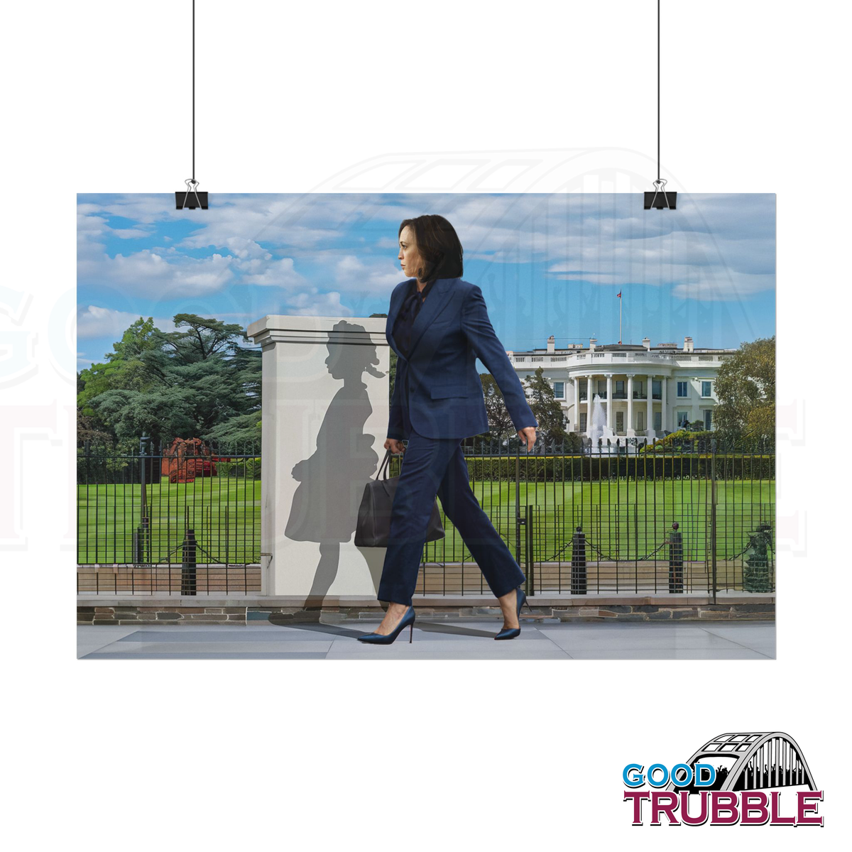 Original Authentic Kamala Harris & Ruby Bridges Rolled Posters, White ...